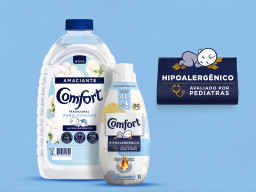 Produtos Comfort: mais perfume para as suas roupas | Comfort