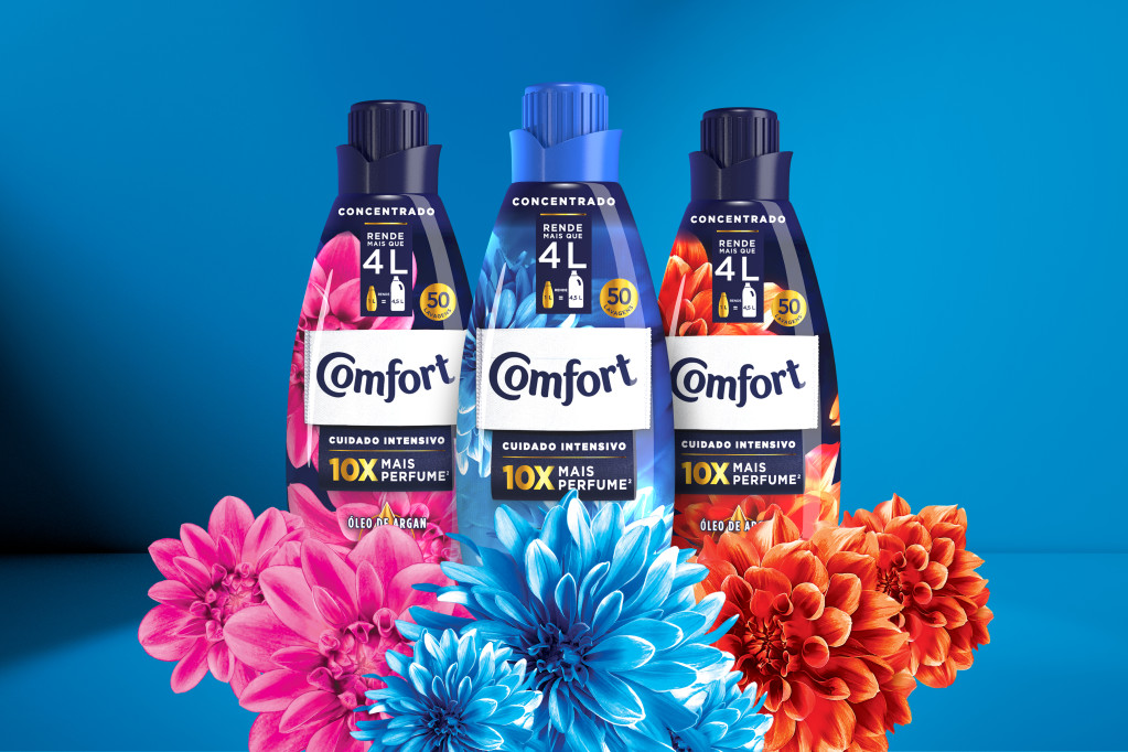 Produtos Comfort: mais perfume para as suas roupas | Comfort
